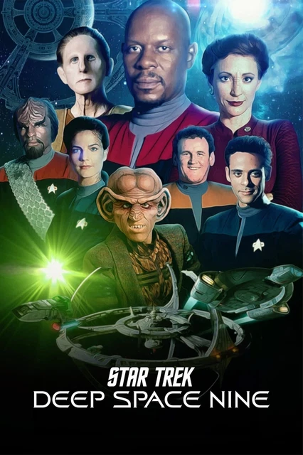1993 Star Trek Deep Space Nine Movie Poster Sisko Nerys Quark Odo ...