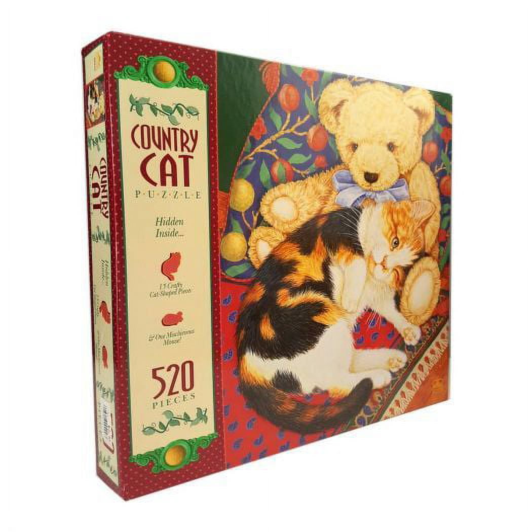 1993 The Fraser Collection Country Cat 520 Piece Puzzle - Walmart.com