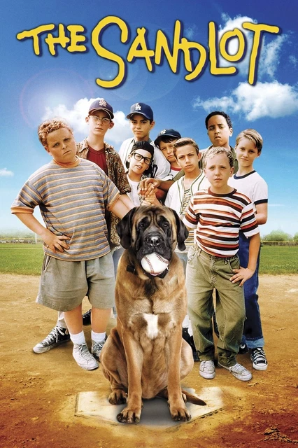 1993 The Sandlot Movie Poster Benny The Jet Smalls Ham Squints Beast ...