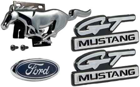 1994-1995 Mustang GT 5.0L 4pc Emblems Front Grille Running Horse ...