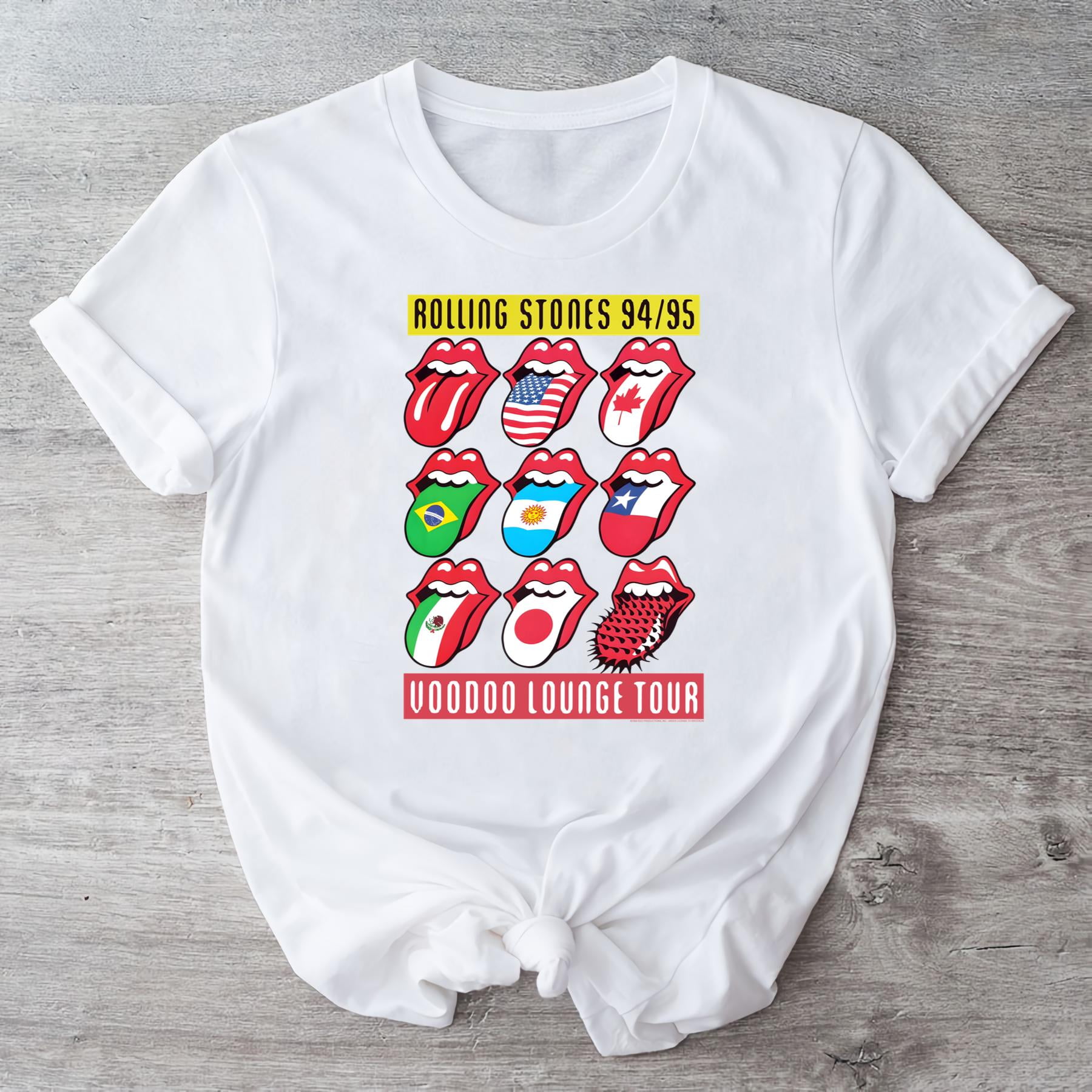 1994-1995 Rock Tour Era Shirt, Voodoo Lounge Throwback Graphic Tee ...