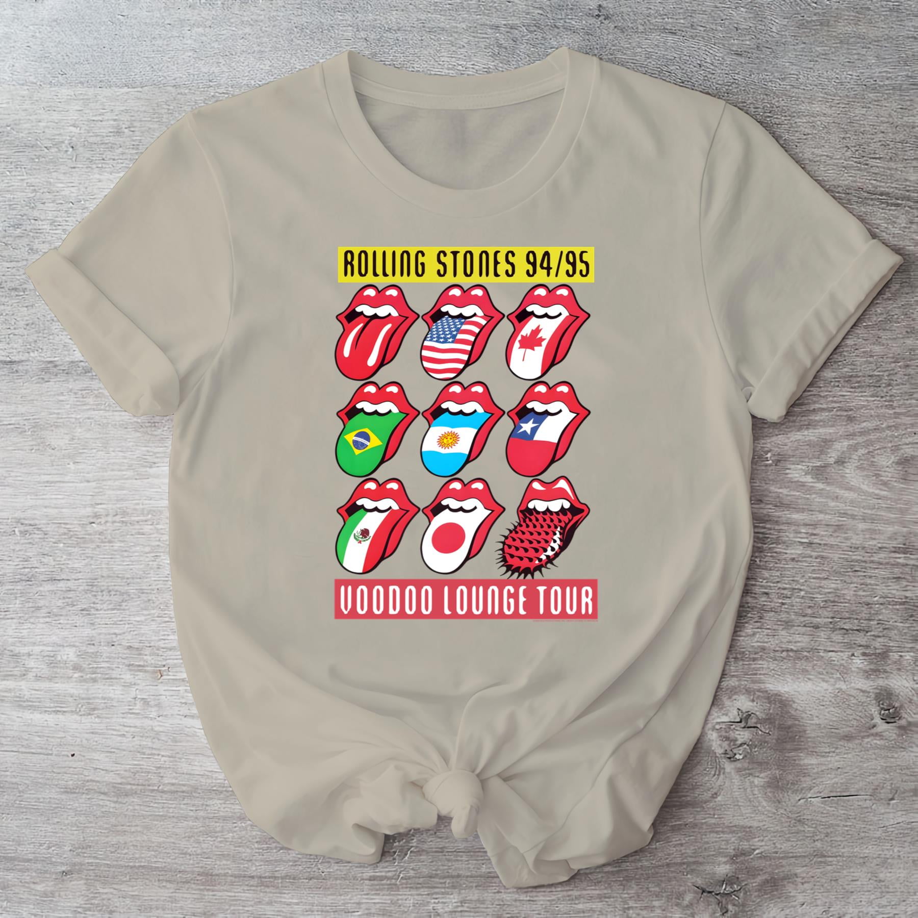 1994-1995 Rock Tour Era Shirt, Voodoo Lounge Throwback Graphic Tee ...