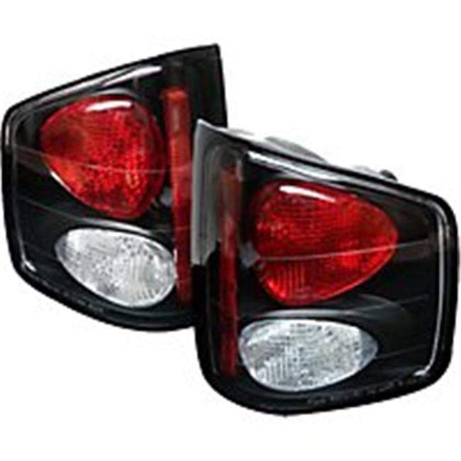 1994-2004 Chevy S10 Euro Style Tail Lights - Black - Walmart.com