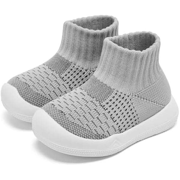 1994 Baby Boy Girl Non-Skid Indoor Infant Walking Shoes Breathable Warm Elastic Sock Shoes with ...