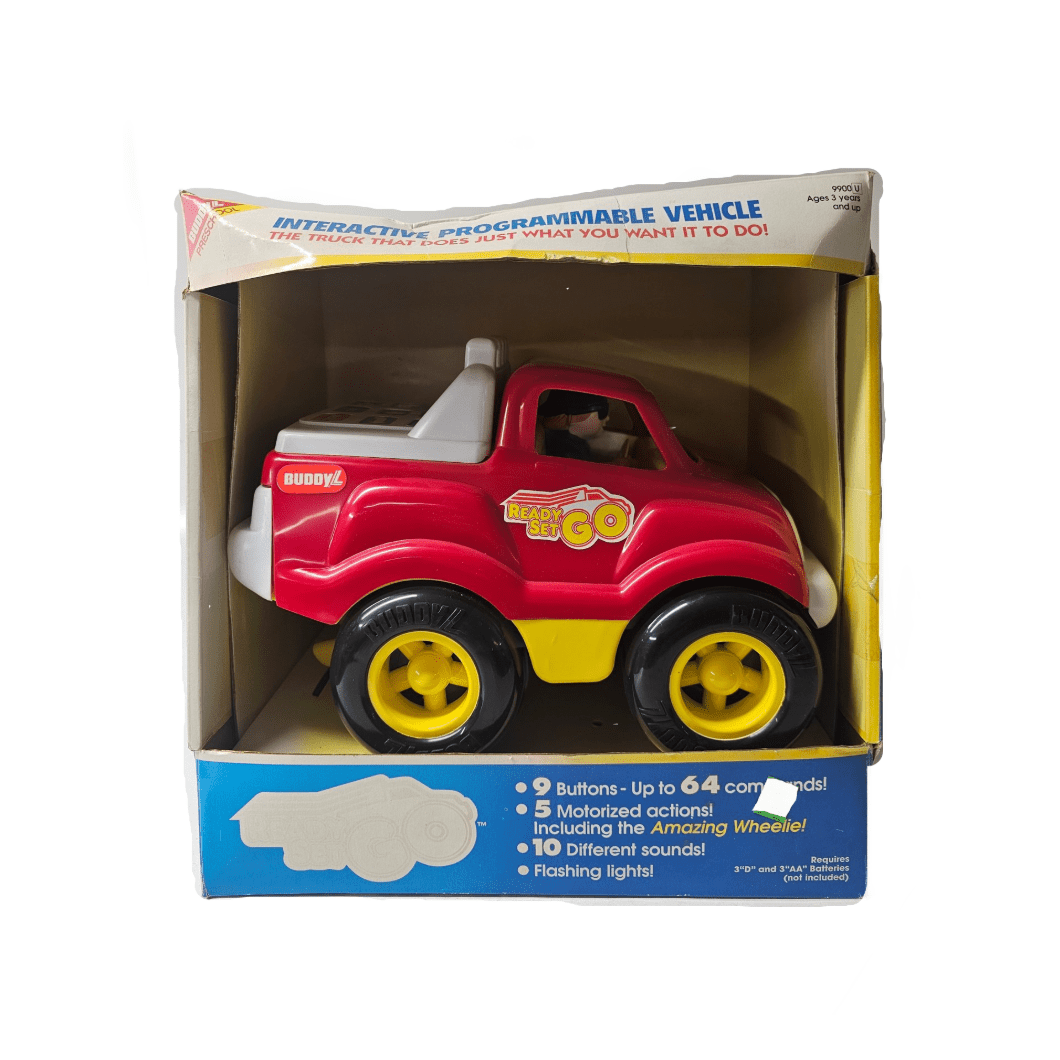 1994 Buddy L Preschool Ready Set Go Interactive Programmable Truck Does ...