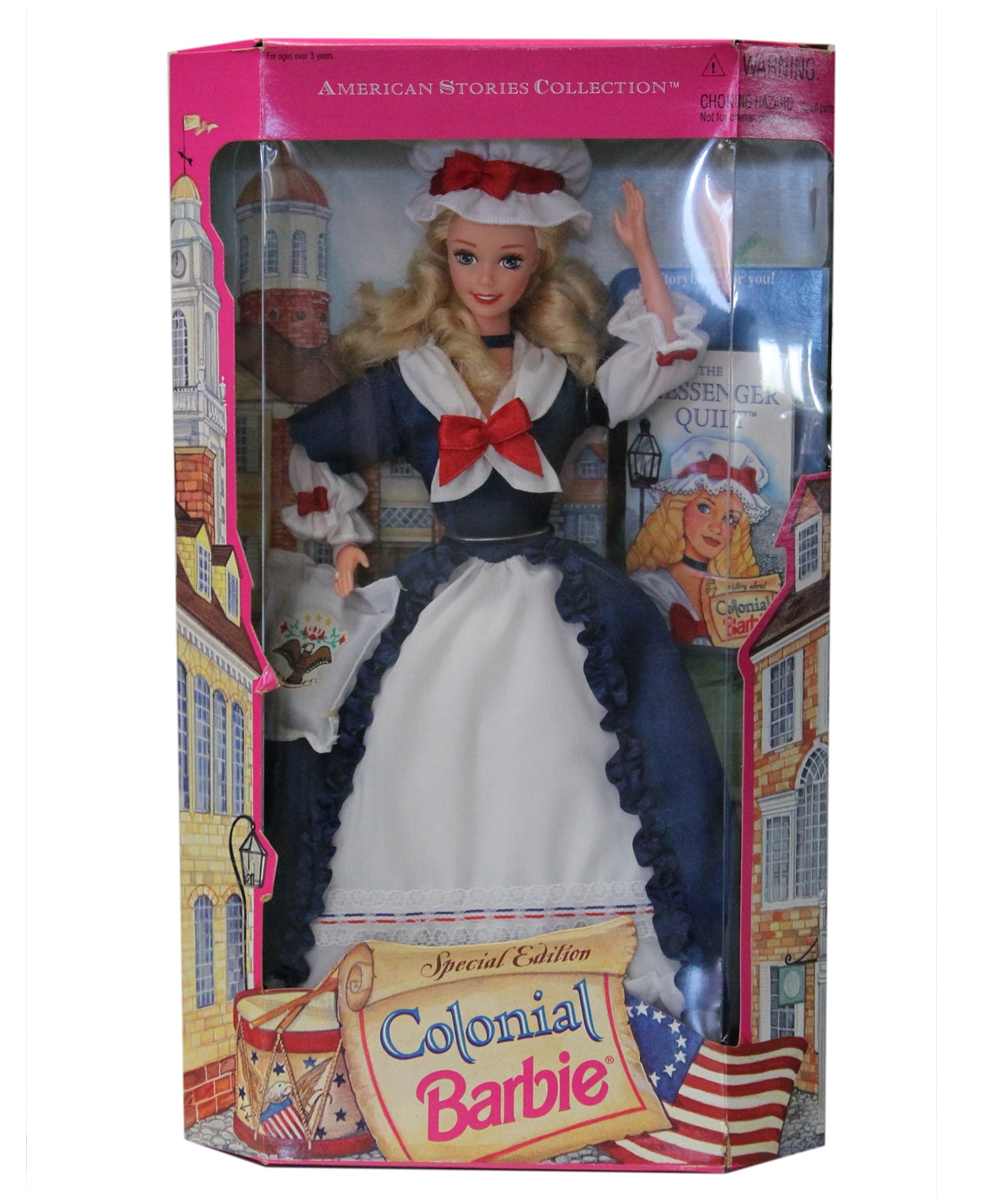 1994 Colonial Barbie, NRFB, (12578) Damaged Box - Walmart.com