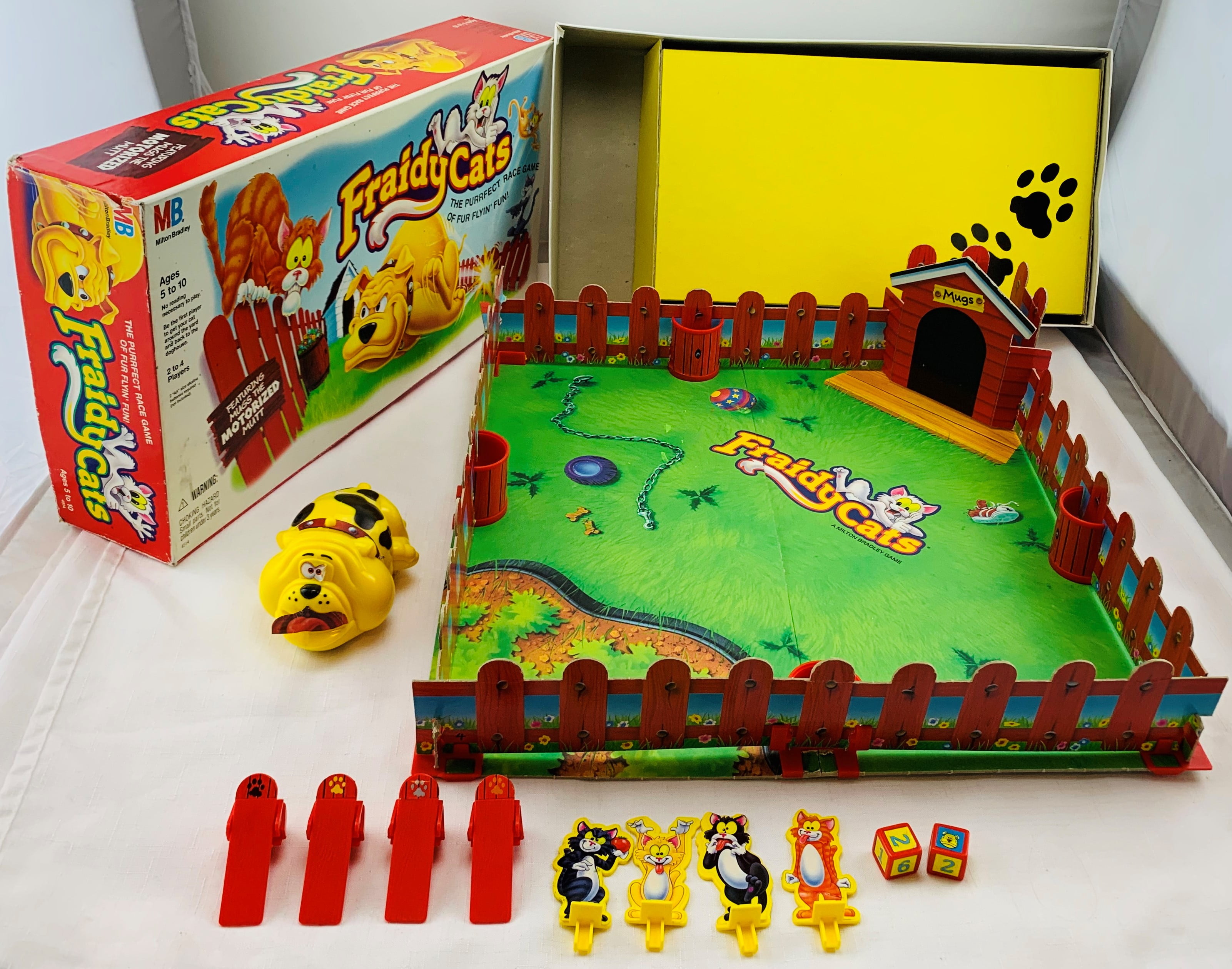 1994 Fraidy Cats Game by Milton Bradley Complete/Working - Walmart.com