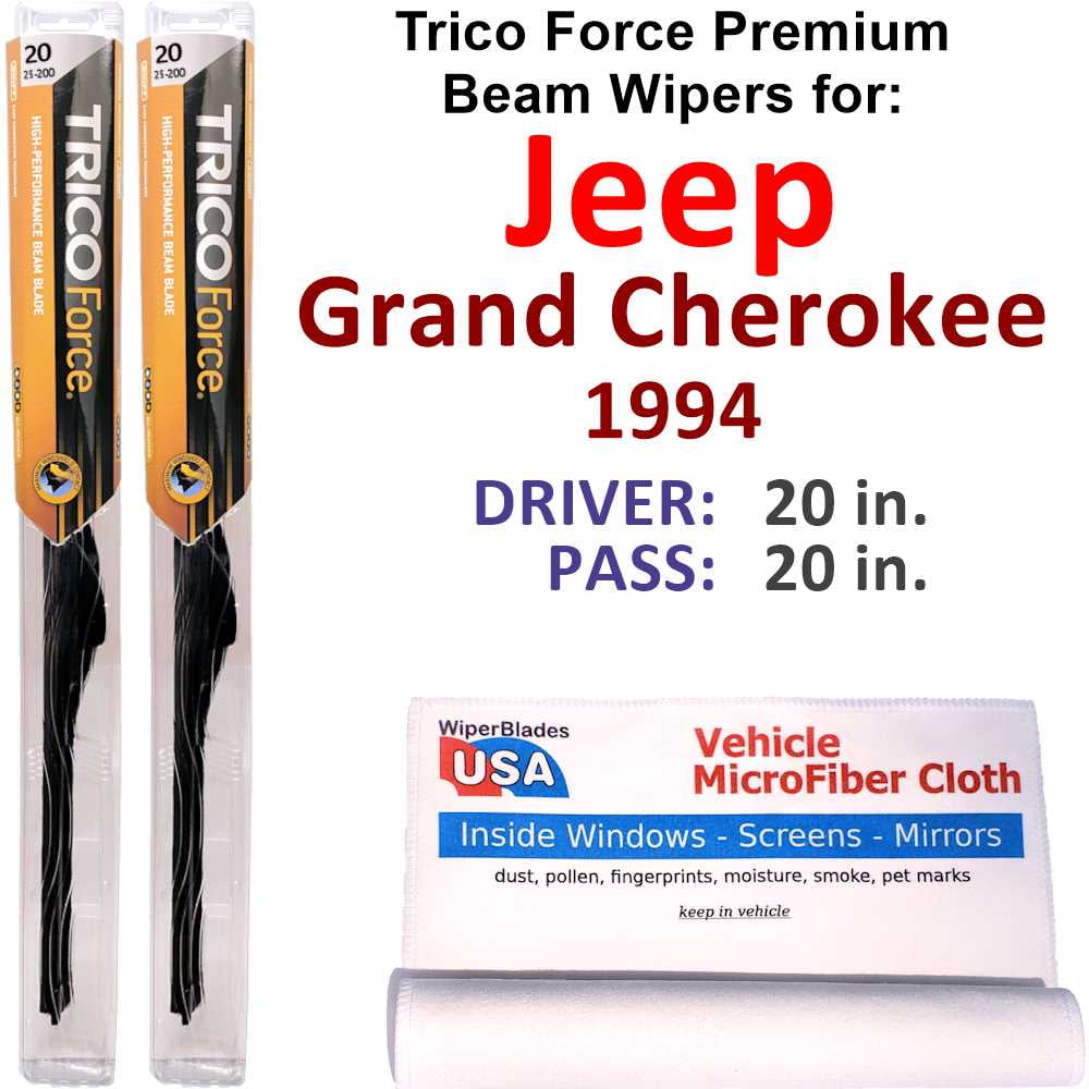 1994 Jeep Grand Cherokee Performance Beam Wipers (Set of 2) - Walmart.com
