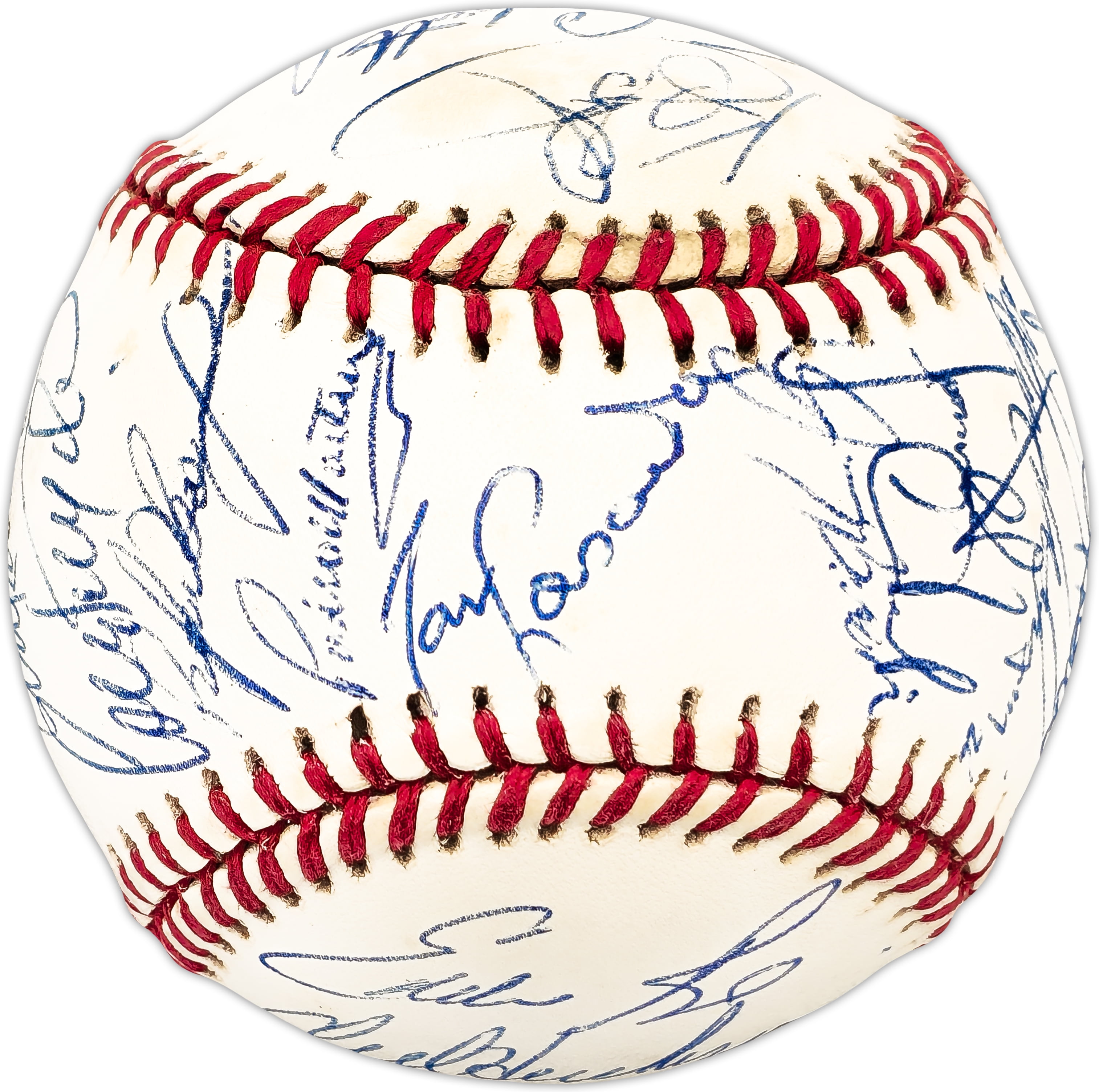 1994 Los Angeles Dodgers Team Autographed Official NL Baseball With 25 ...