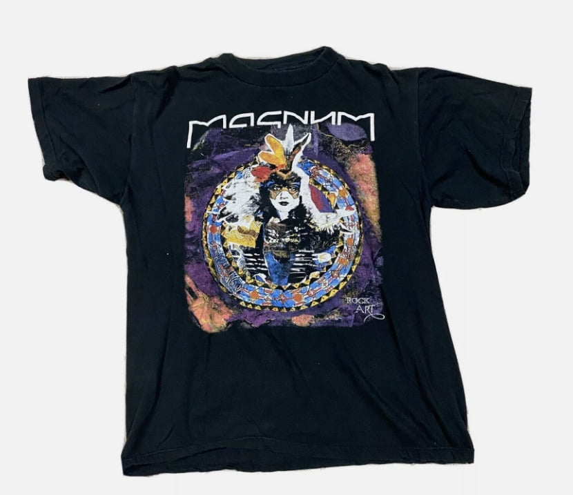 1994 Magnum European Tour Band T Shirt Hard To Find BO053 - Walmart.com