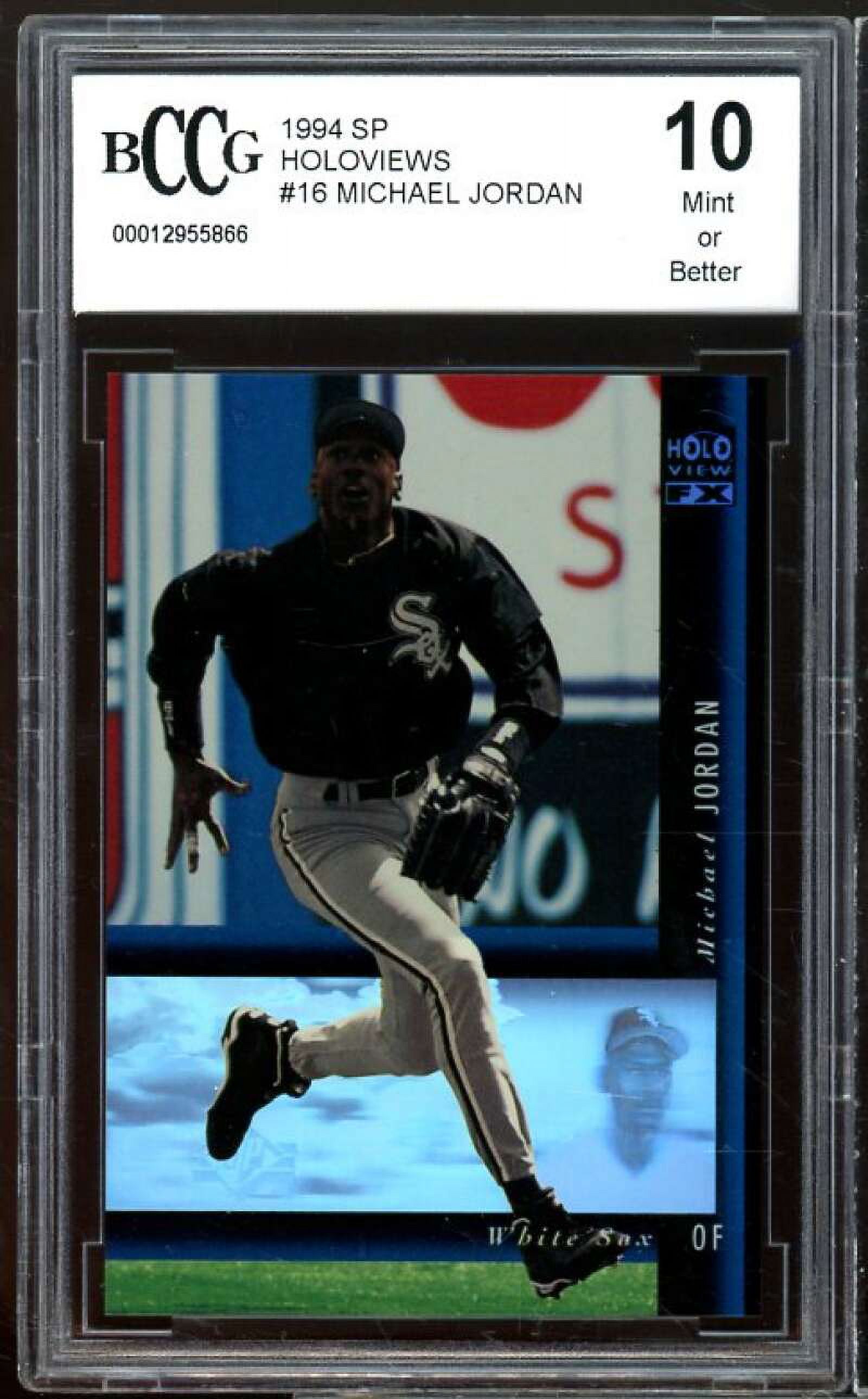 1994 SP Holoviews #16 Michael Jordan Baseball Rookie Card BGS BCCG 10 ...