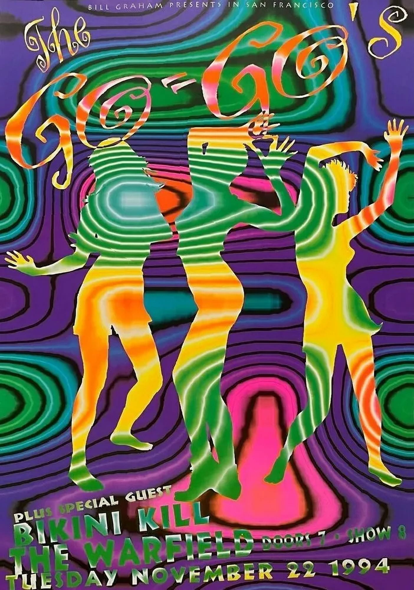 1994 The Go-Go's Concert Poster Wall Art Print unsigned in 11 x 17 Inch Poster - Walmart.com