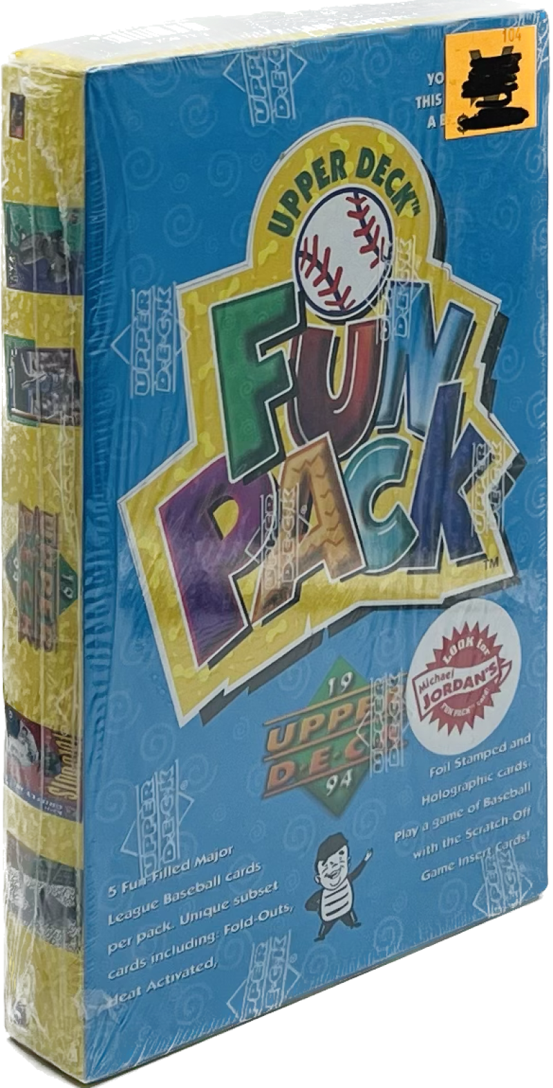 1994 Upper Deck Fun Pack Baseball Box Michael Jordan Baseball Rookie ...