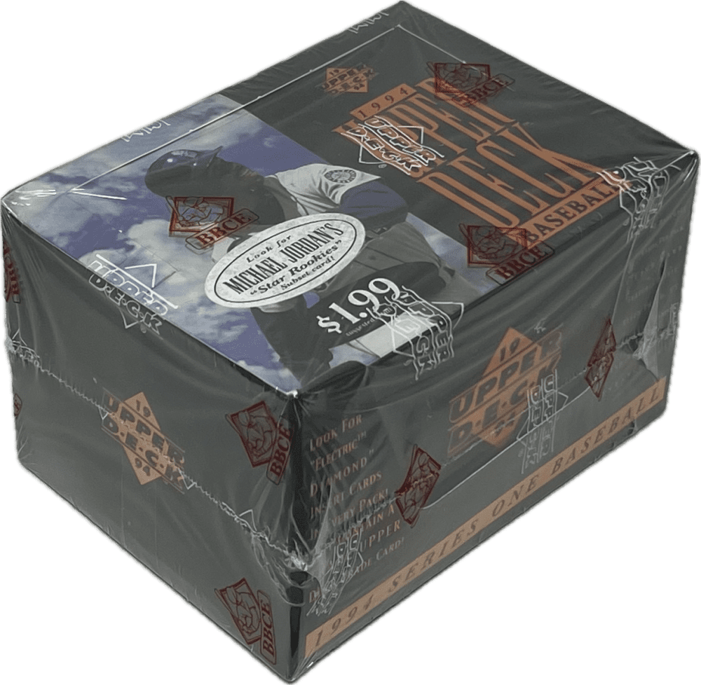 1994 Upper Deck Series 1 Baseball Jumbo Box Michael Jordan's "Star ...