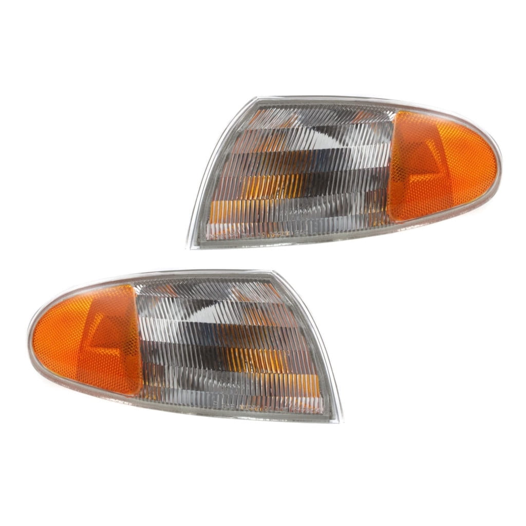 For 1995-1997 Ford Contour Pair Park Lights Driver and Passenger Side ...