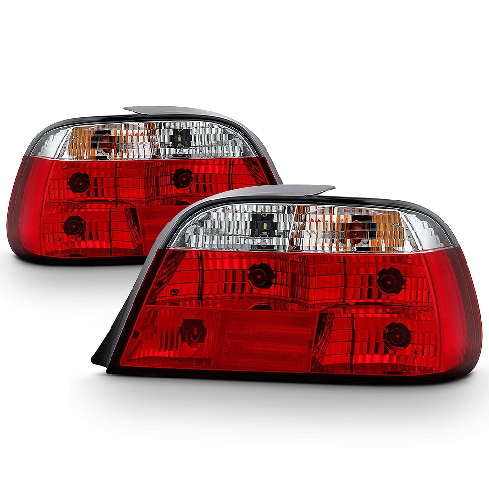 1995-2001 BMW E38 740i 740iL 750iL Red Clear Tail Lights Brake Lamps ...