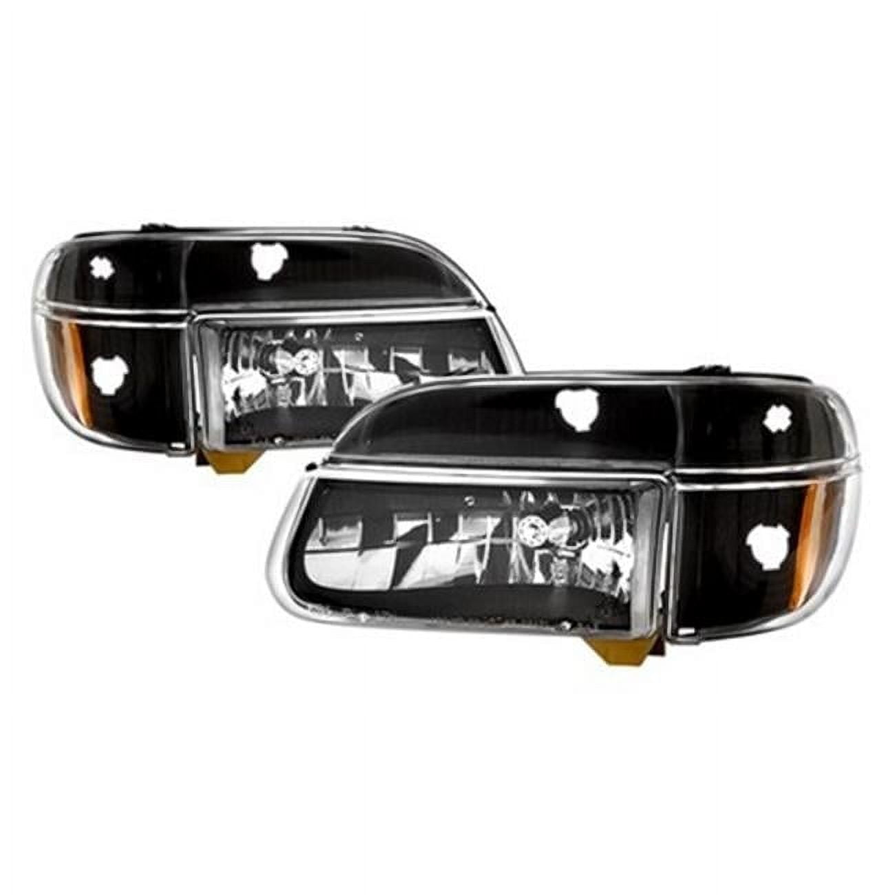 1995 - 2001 Ford Explorer Headlights Plus Corner - Black - Walmart.com