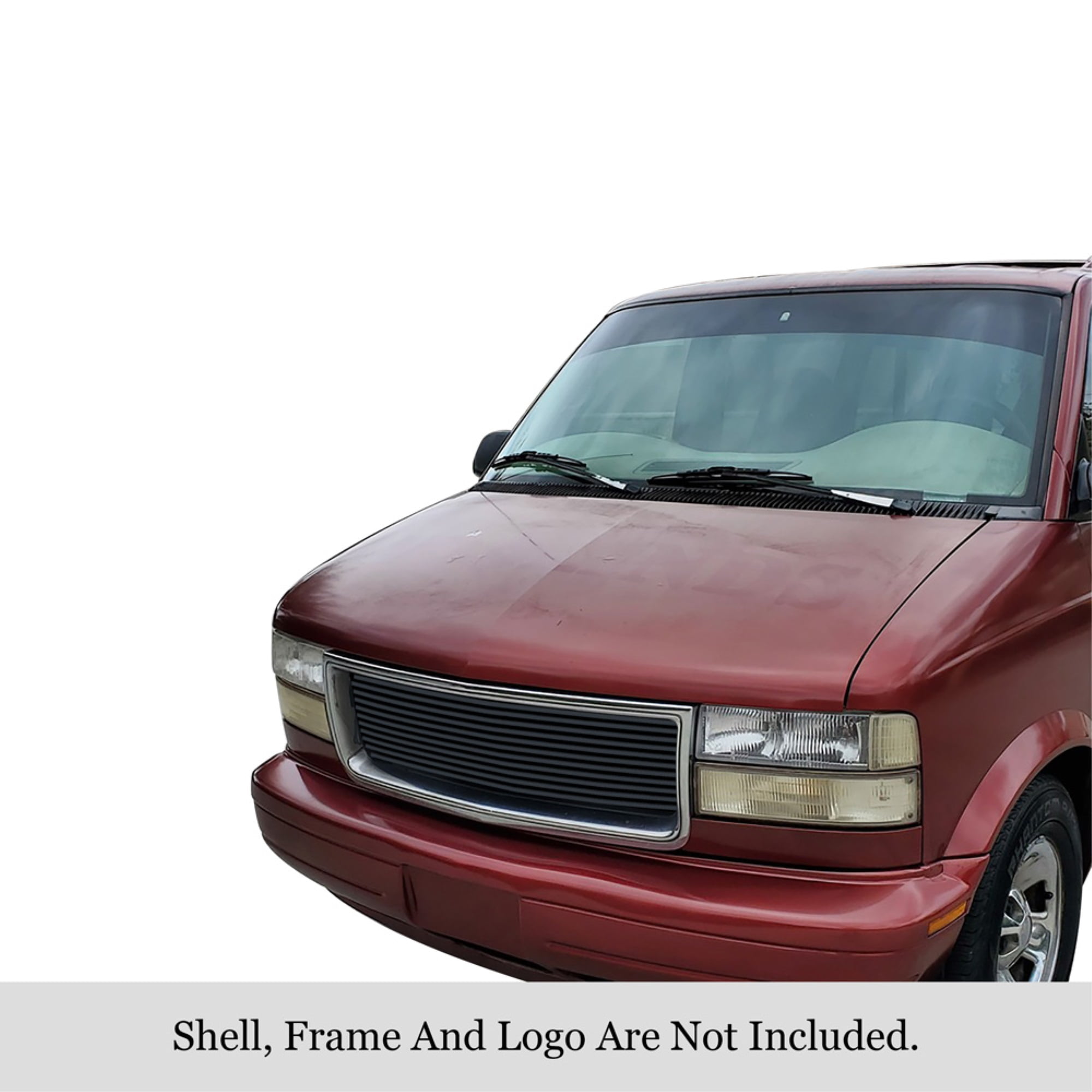 APS 1995-2005 GMC Safari Van Black Stainless Steel Billet Grille 8x6 ...