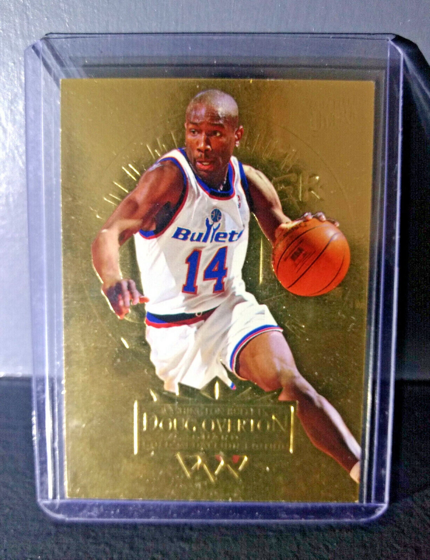 1995-96 Doug Overton Fleer Ultra Gold Medallion #195 Basketball Card ...