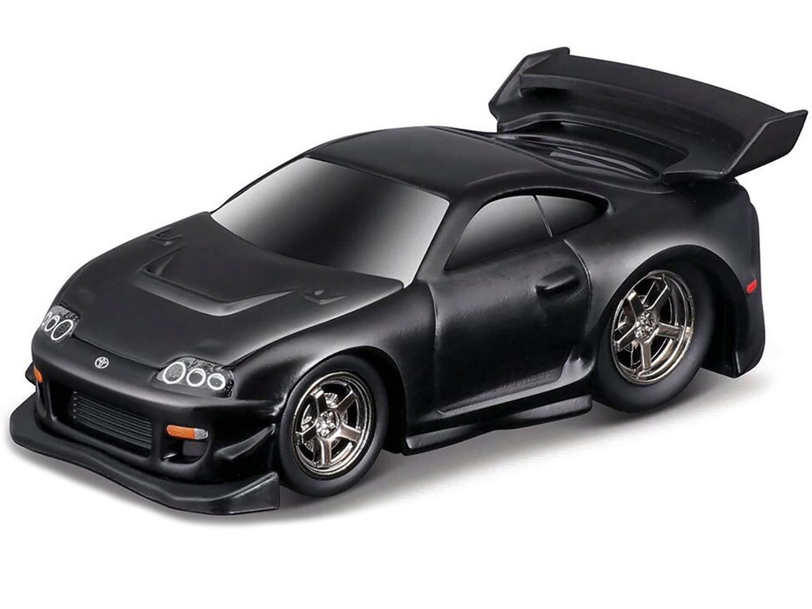 1995-97 Toyota Supra (MK4) Matt Black 1/64 Diecast Model Car by Muscle ...