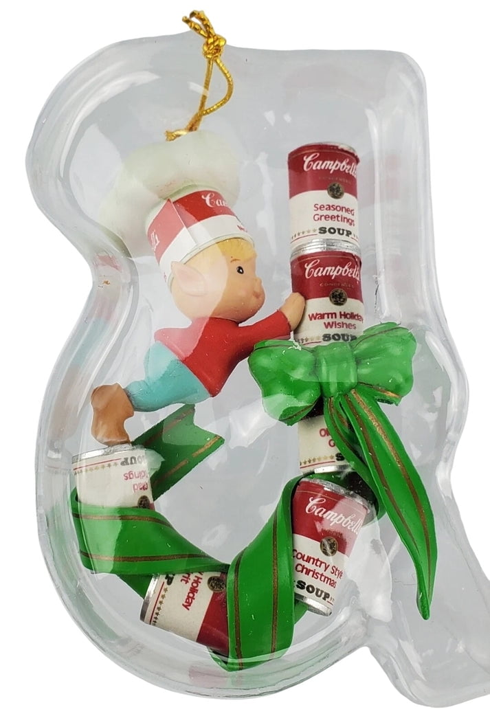 1995 A Well-Balanced Meal for Santa (Campbell’s) Enesco Christmas Tree ...