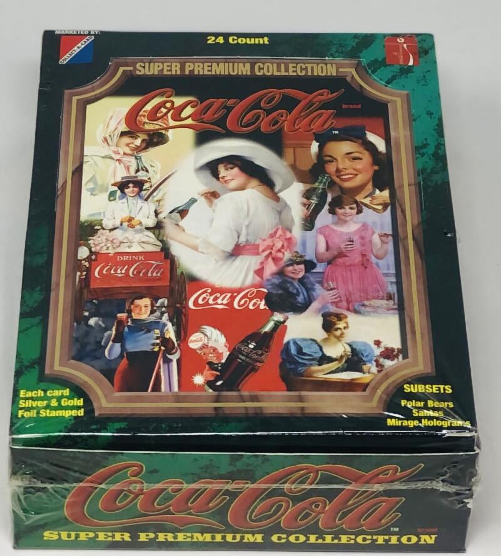 1995 Collect-A-Card Super Premium Coca-Cola Cards Box - Walmart.com