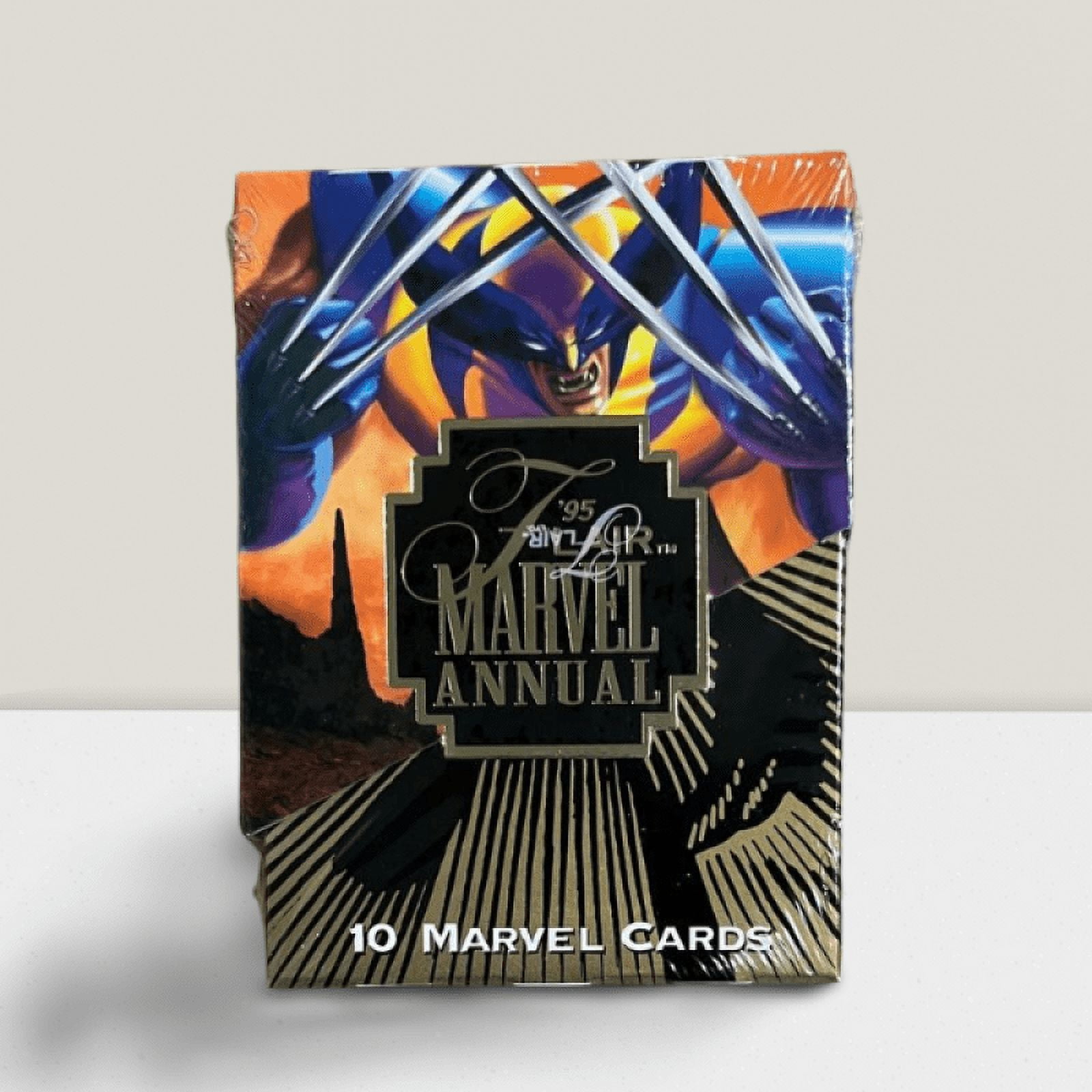 1995 Flair Marvel Annual Sealed Hobby 10 Card Pack - Wolverine Cover ...