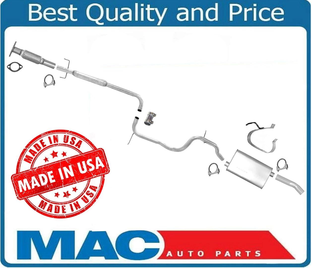 1995 For Ford Taurus For Mercury Sable 4Dr Sedan V6 3.0L Exhaust Pipe ...