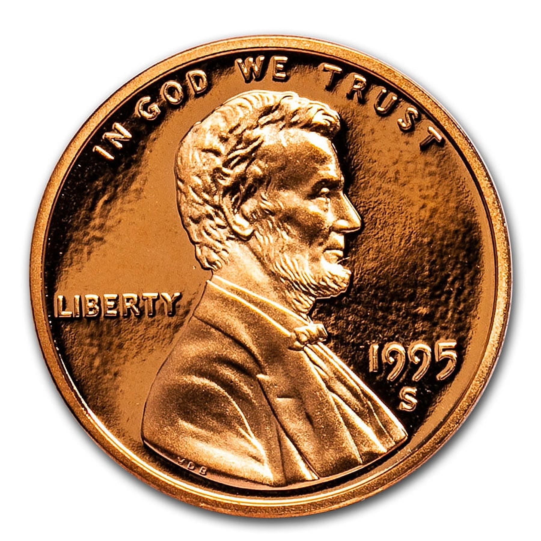 1995-S Lincoln Cent Gem Proof (Red) - Walmart.com