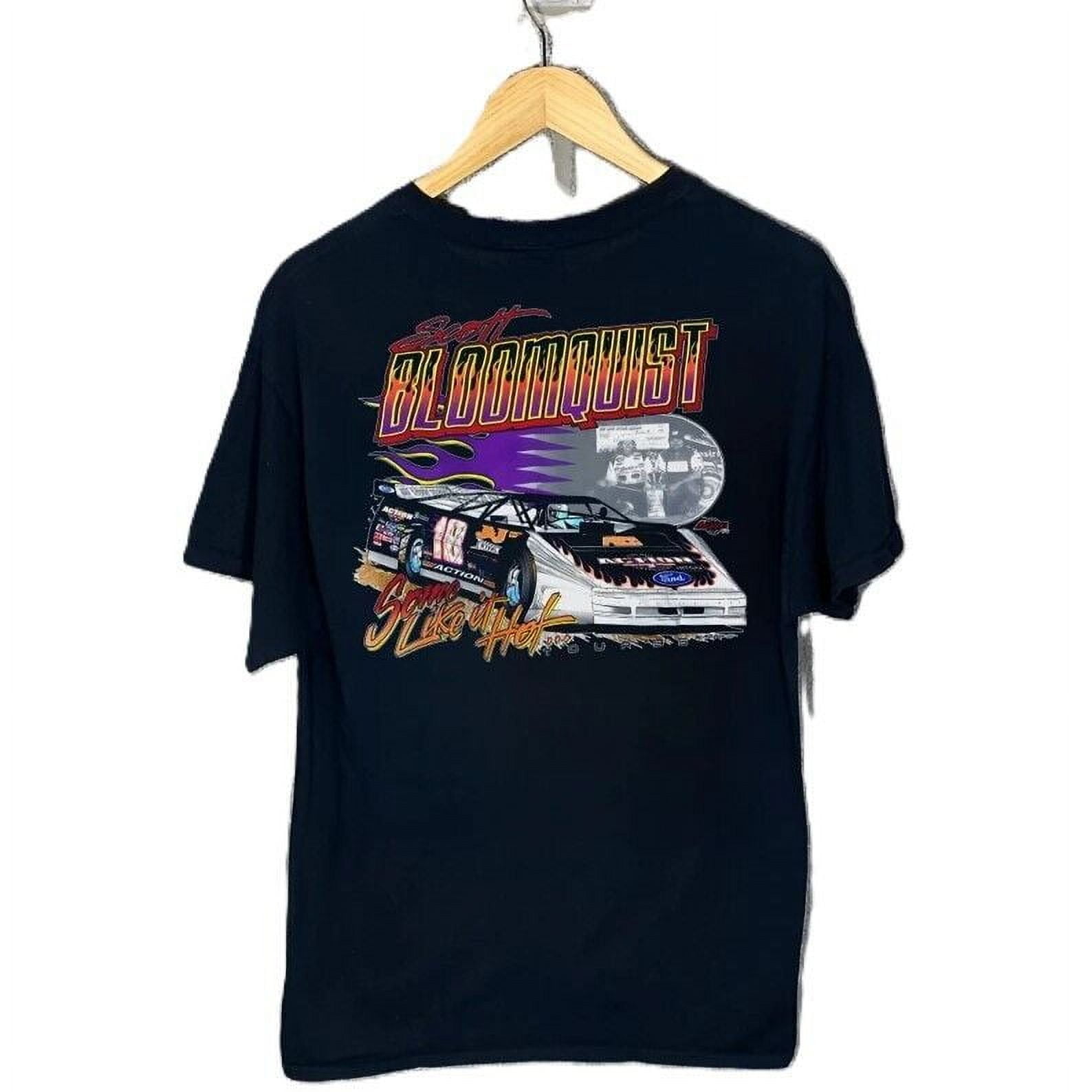 1995 Scott Bloomquist Super Dirt Late Model Black T-Shirt - Walmart.com