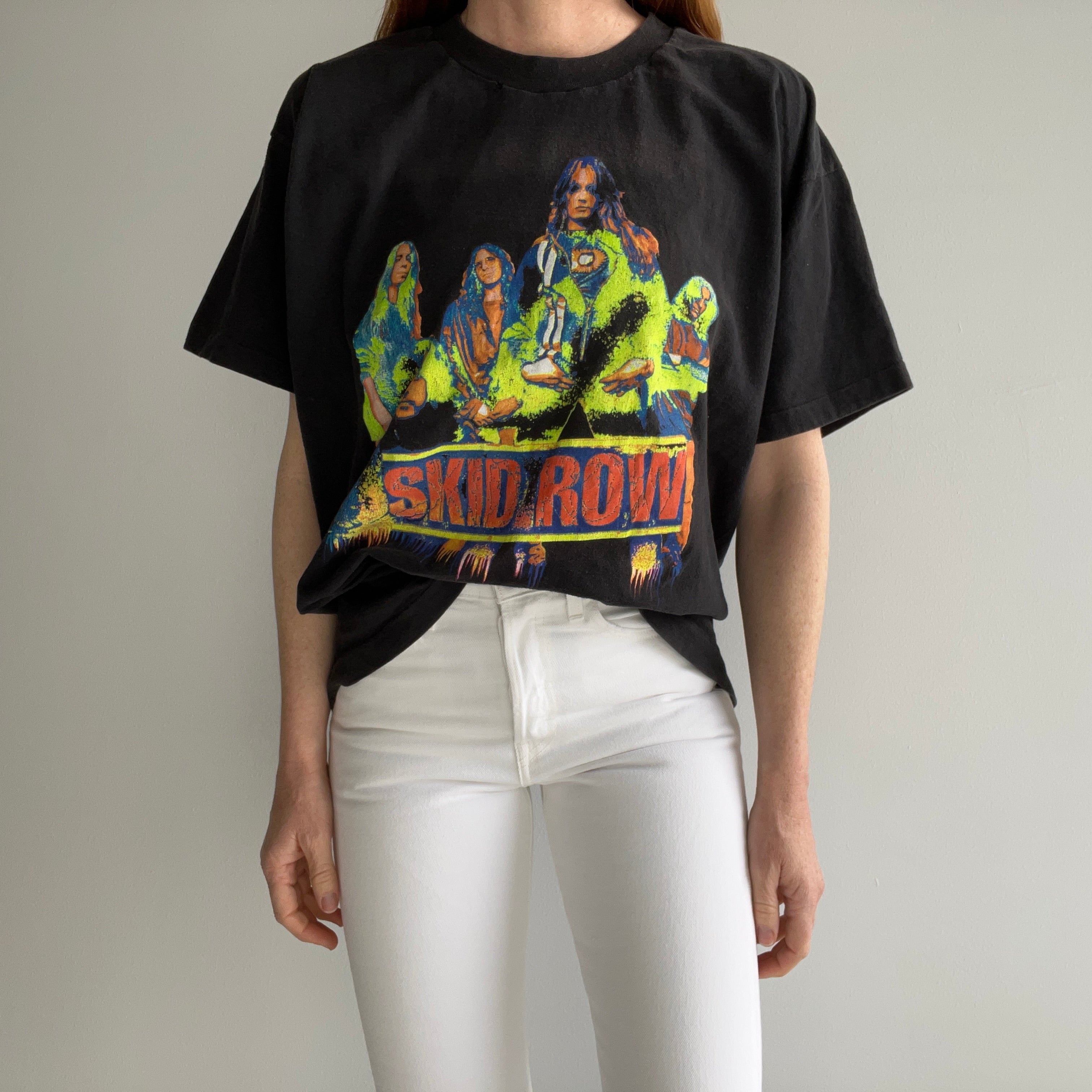 1995 Skid Row Sub Human Tour T-Shirt Shirt, Size S, Tee Sport Grey New ...