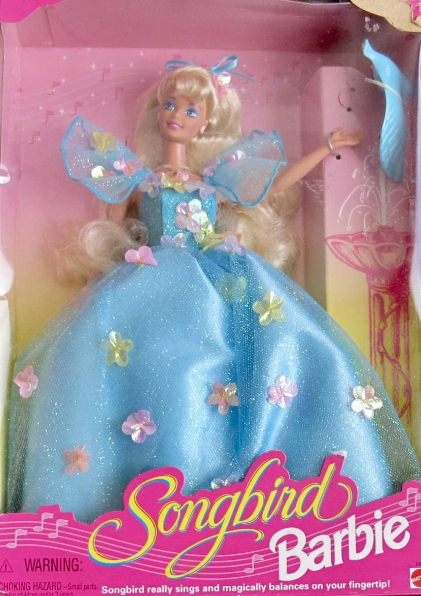 Mattel Barbie Songbird Doll 1995 with Real Singing and Balancing Bird ...