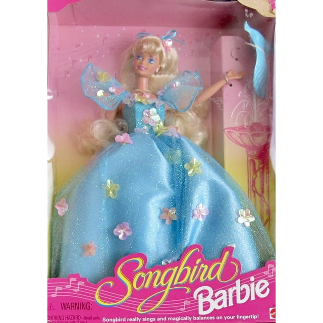 Mattel Barbie Songbird Doll 1995 with Real Singing and Balancing Bird ...