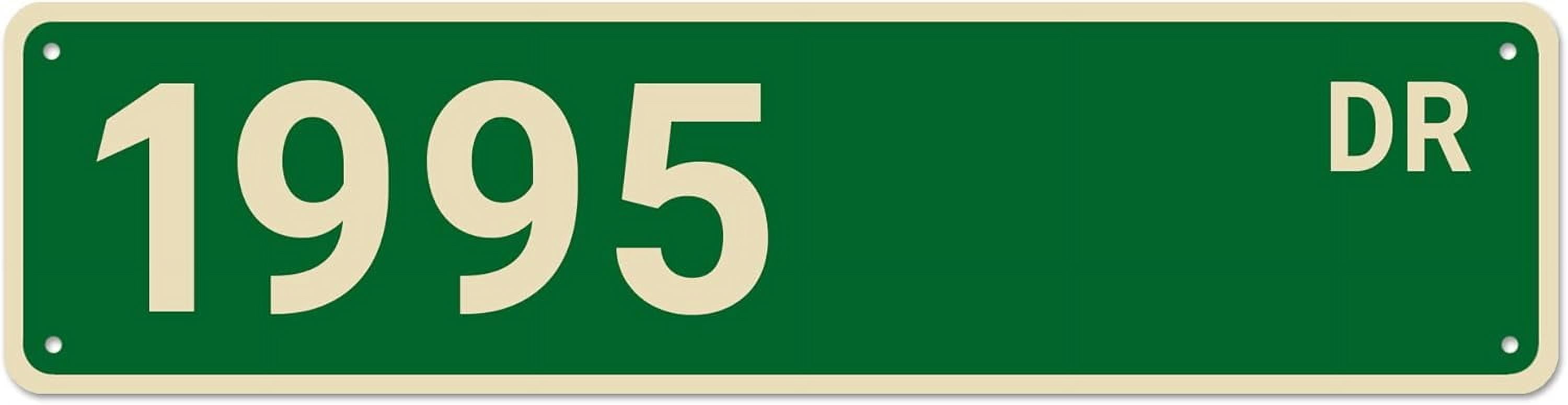 1995 Street Signs, 1995 Decor 1995 Sign Born in 1995 Birthday Gift ...