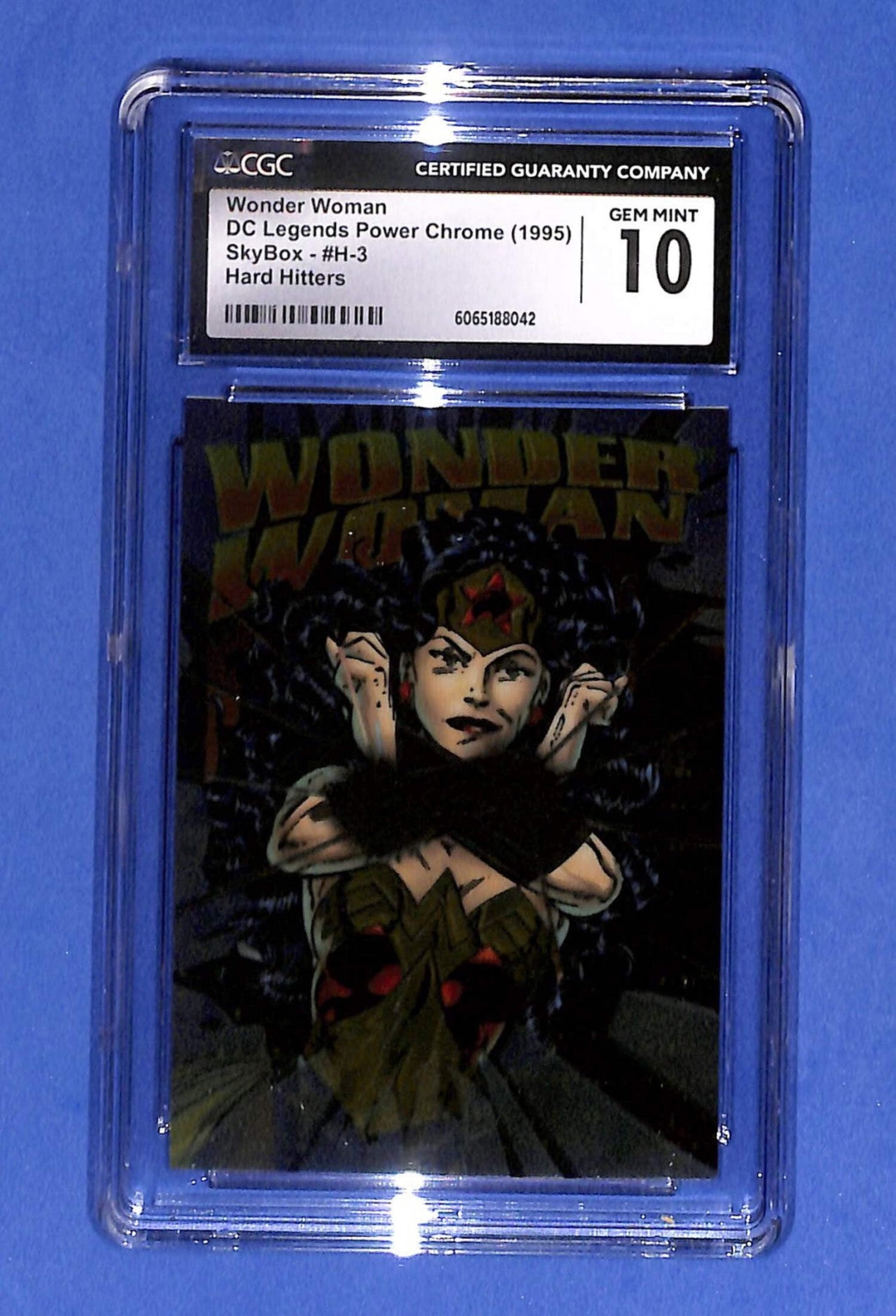 1995 Wonder Woman Hard Hitters DC Power Chrome Legends ‘95 SkyBox #H-3 ...