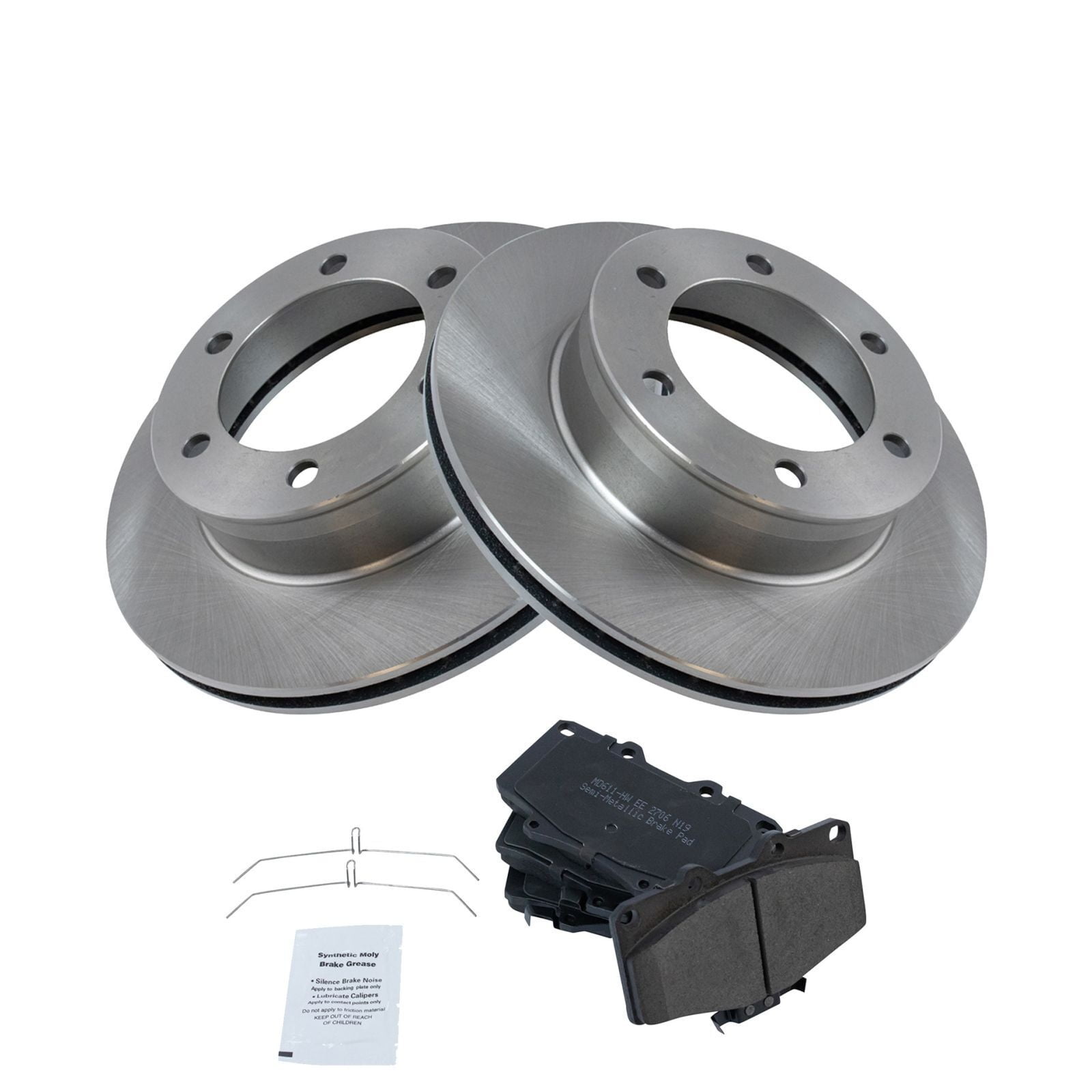 1996-2000 for Toyota 4 Front Brake Pad & Rotor Kit - Premium Posi ...