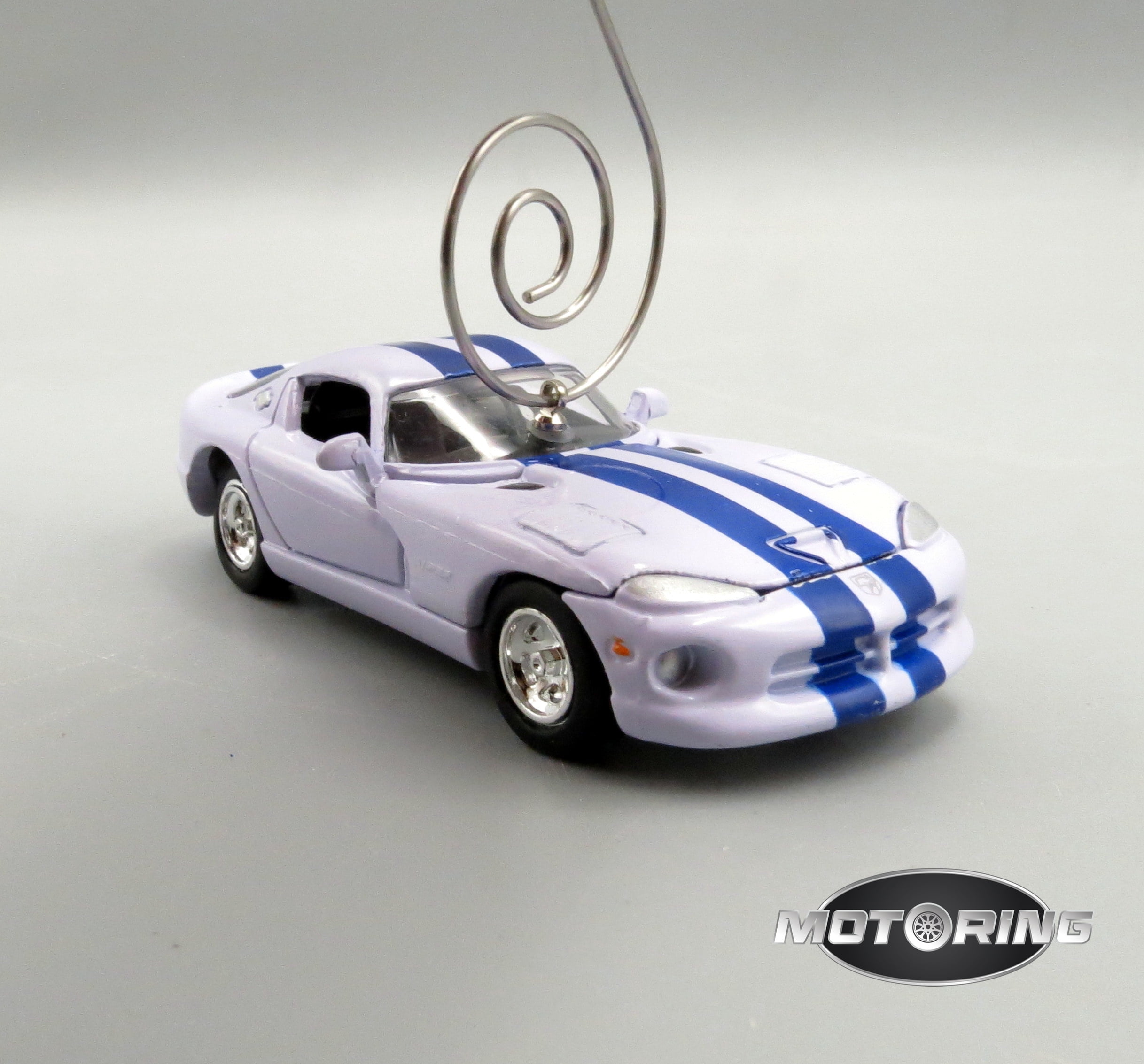 1996 '96 Dodge Viper GTS White Car Rare Christmas Tree Ornament Diecast ...