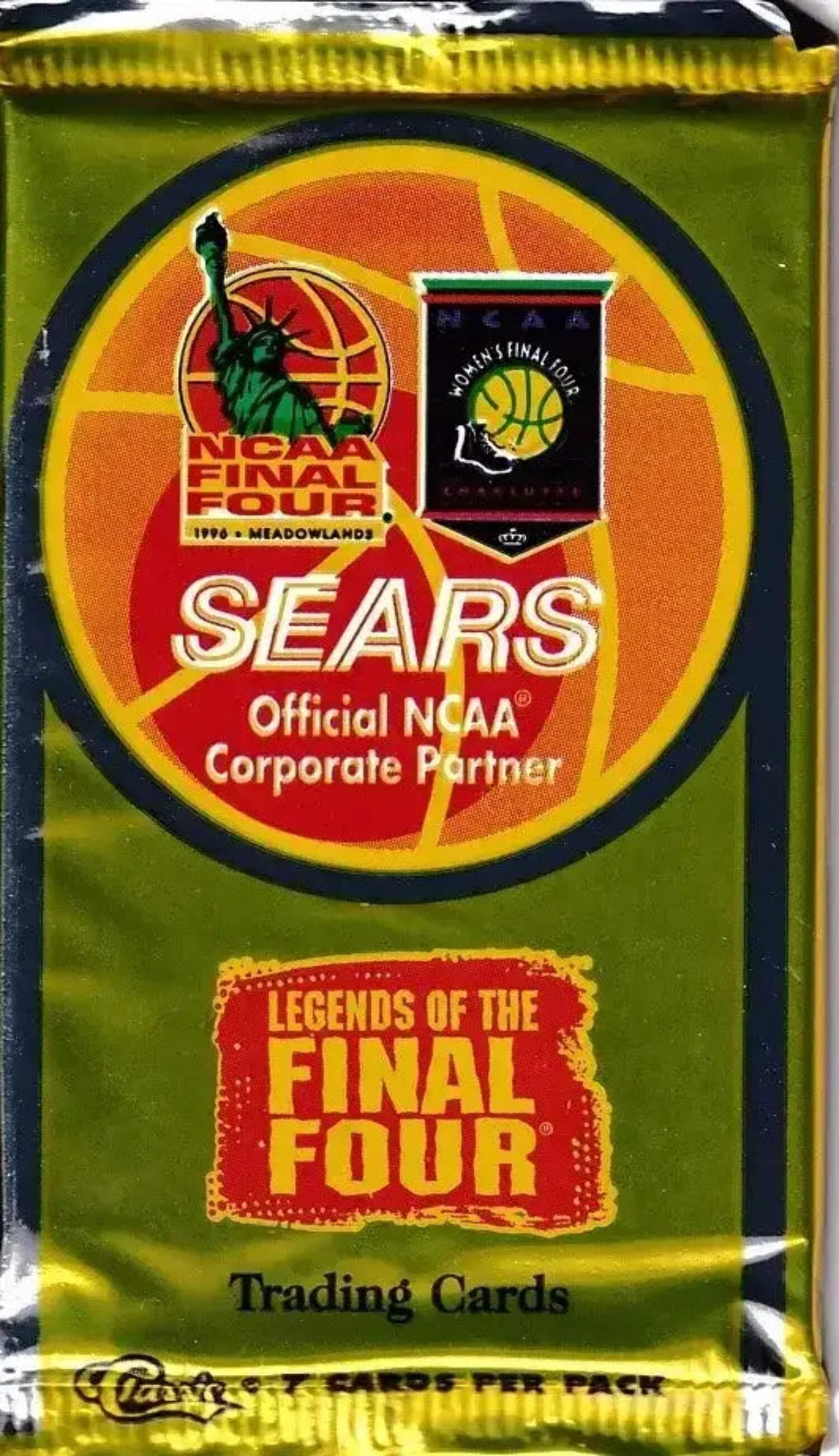 1996 Classic Legends of Final 4 basketball sealed 7 card pack - Walmart.com