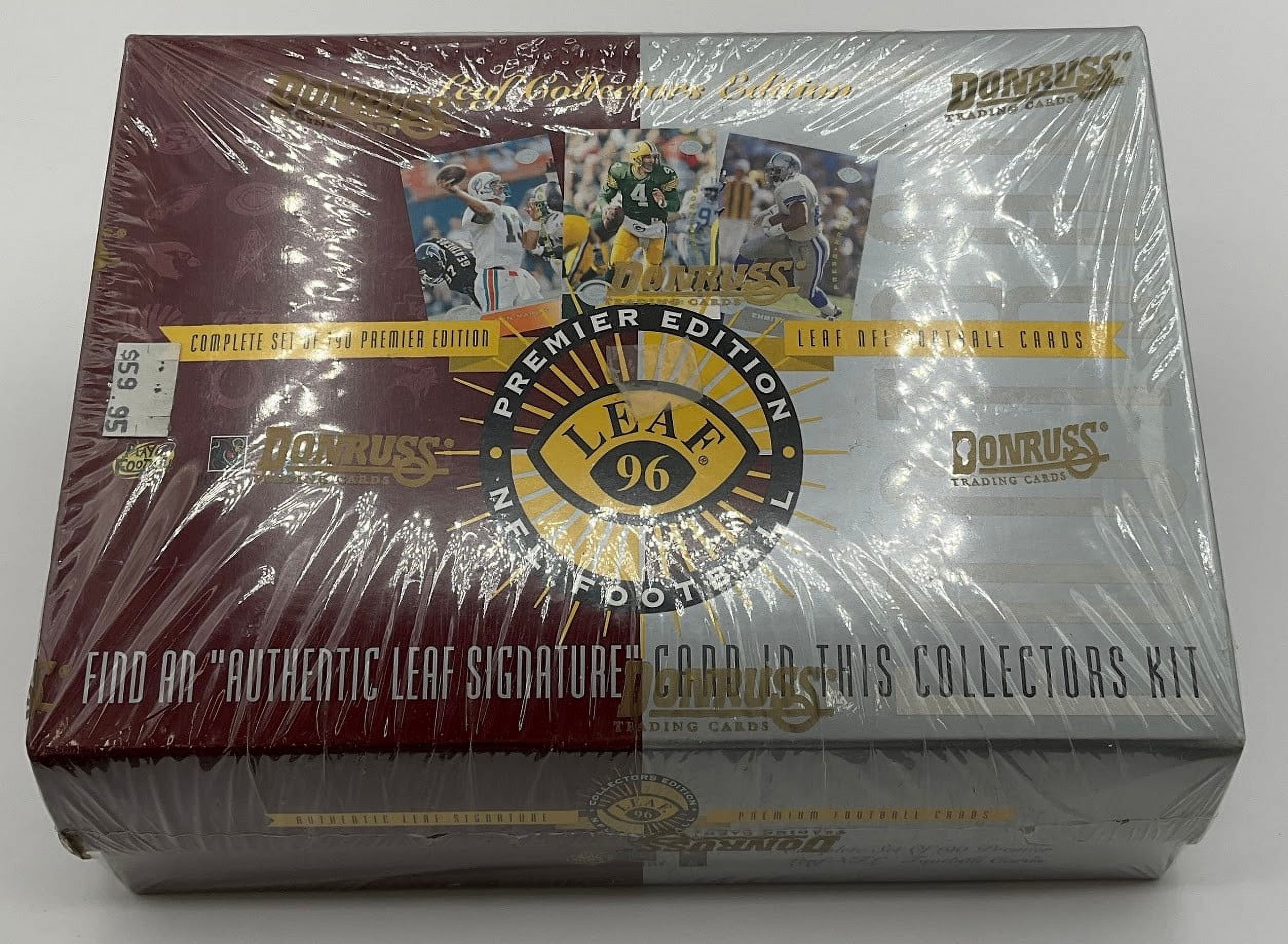 1996 Donruss Football Leaf Premier Edition Collectors Kit - Walmart.com