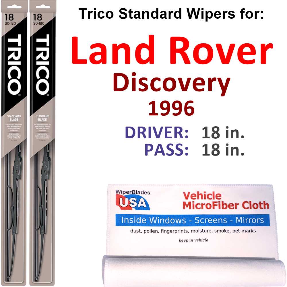 1996 Land Rover Discovery Wiper Blades (Set of 2) - Walmart.com