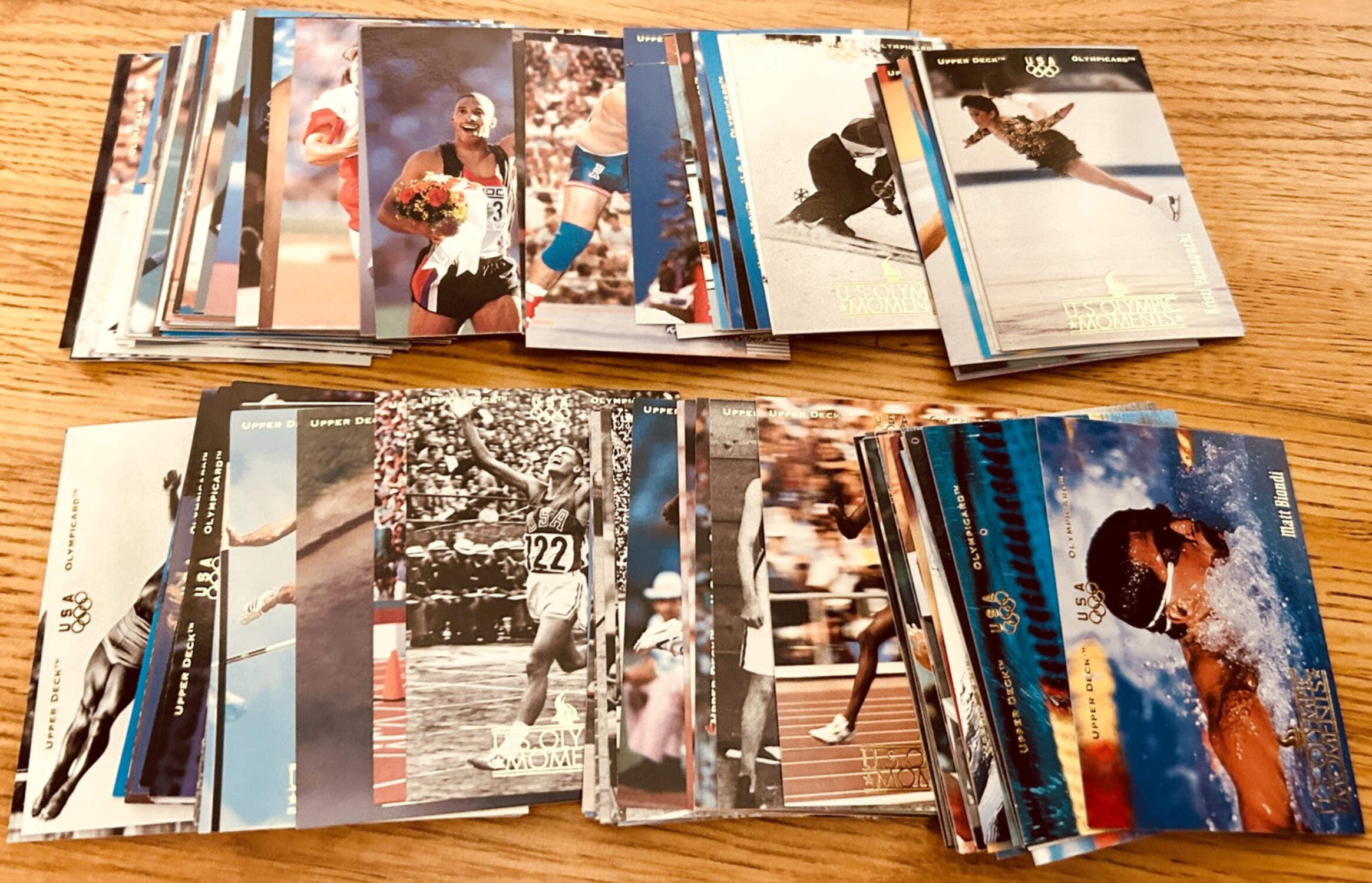1996 Upper Deck USA Olympic cards near complete set Michael Jordan ...