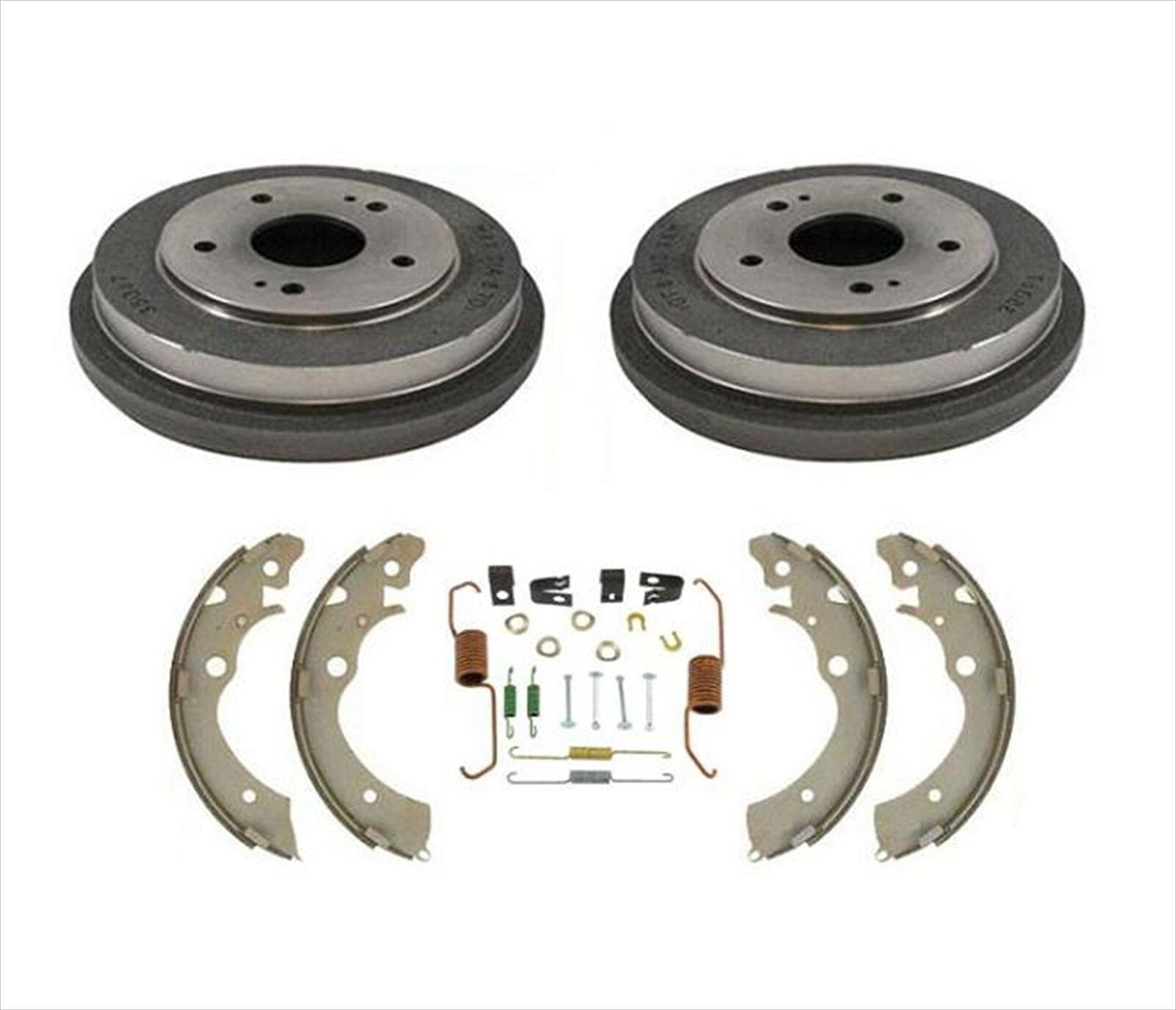 1997-2001 Rear Brake Drums, Shoes & for Spring Kit - D3EA Certified ...
