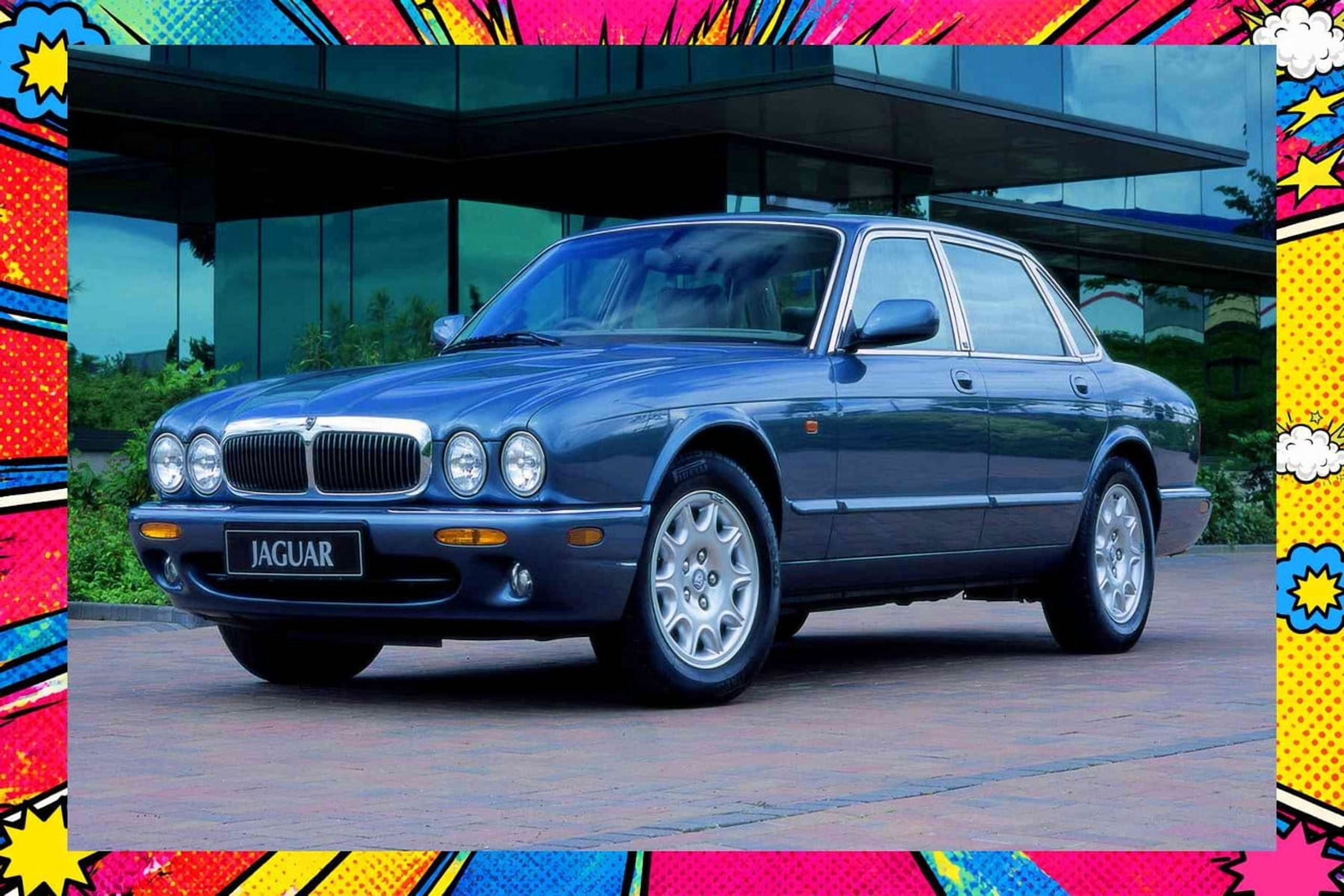 1997 Jaguar XJ Executive UK - Pop Art Edition | 24x36 Inch Glossy ...