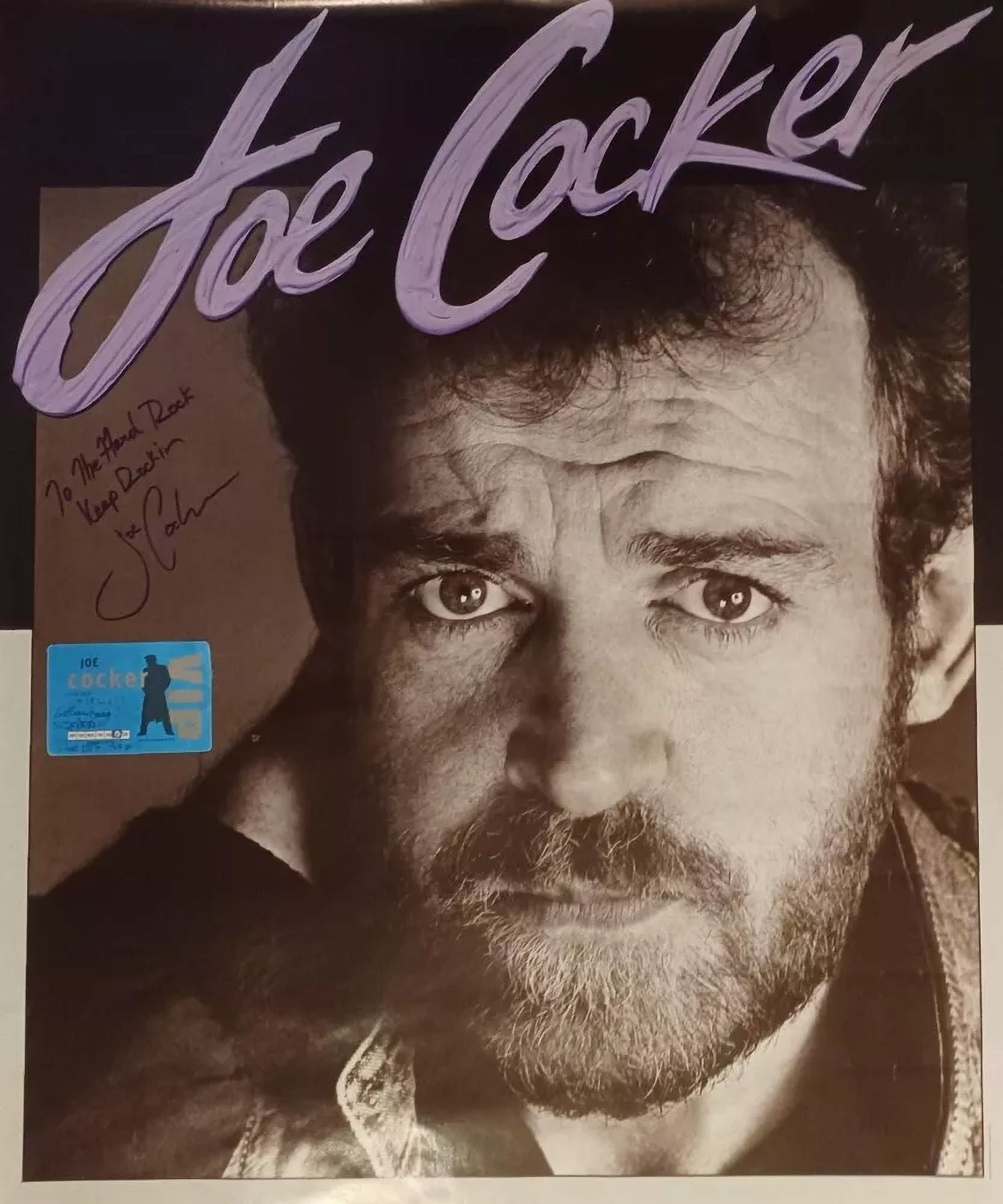 1997 Joe Cocker concert Poster Wall Art Re-print Is in 16 x 24 Inch ...