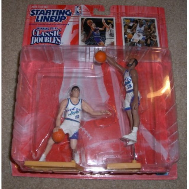1997 John Stockton and Karl Malone NBA Classic Doubles Starting Lineup ...