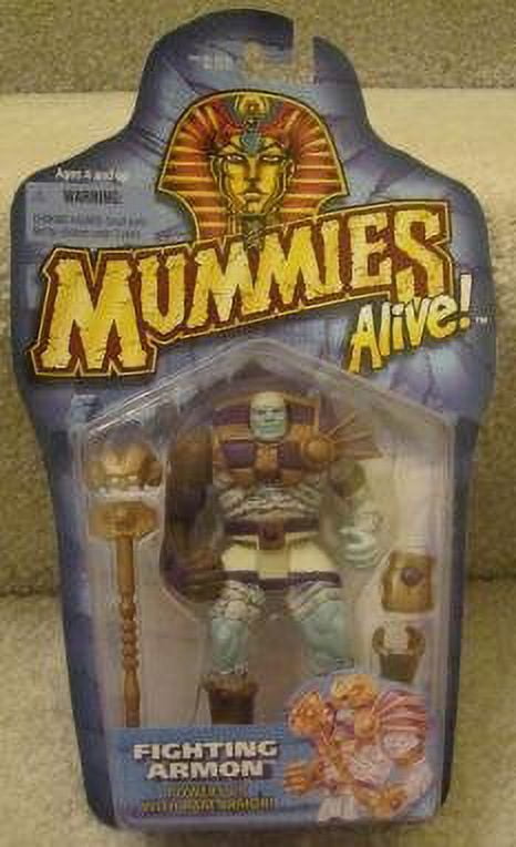 1997 Mummies Alive Fighting Armon Powers up with Ram Armor Action ...