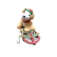 1997 Nikki Christmas Mantel Stocking Hanger (Nikki Dog on Sled ...