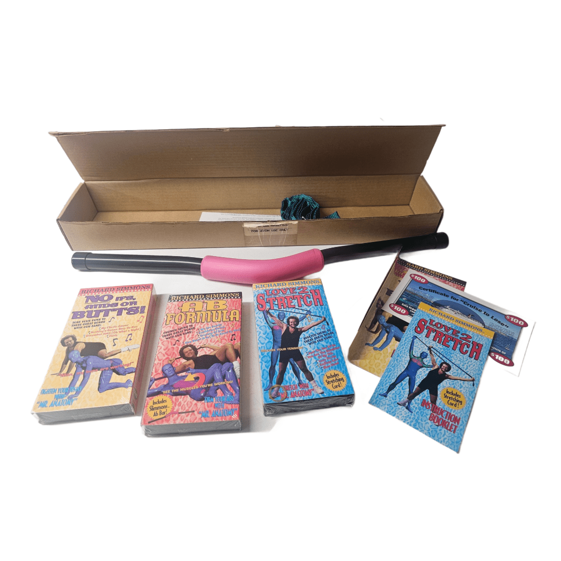 1998 Avon Special Richard Simmons Ab/Butt/Stretch VHS Exercise Set ...