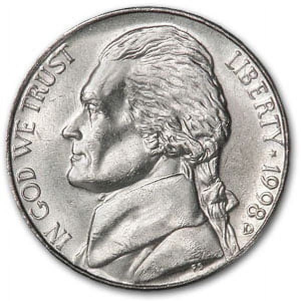 1998-D Jefferson Nickel BU - Walmart.com