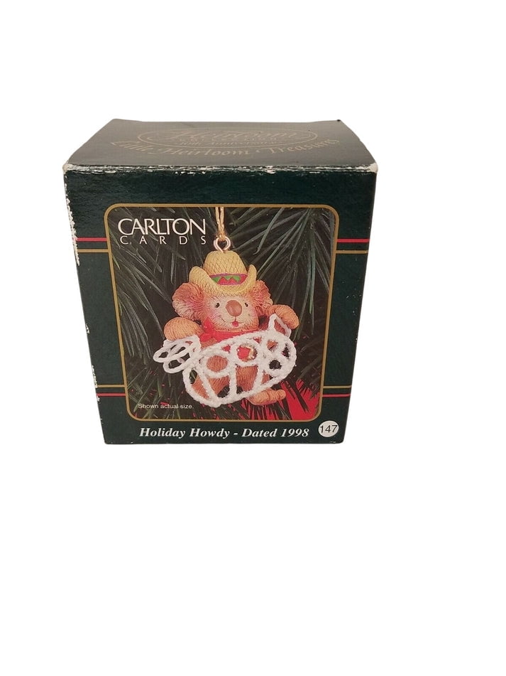 1998 Holiday Howdy (Cowboy) Carlton Cards Christmas Tree Ornament CXOR ...